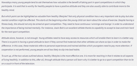 CAE Essay Examples | C1 Advanced Essays And Feedback