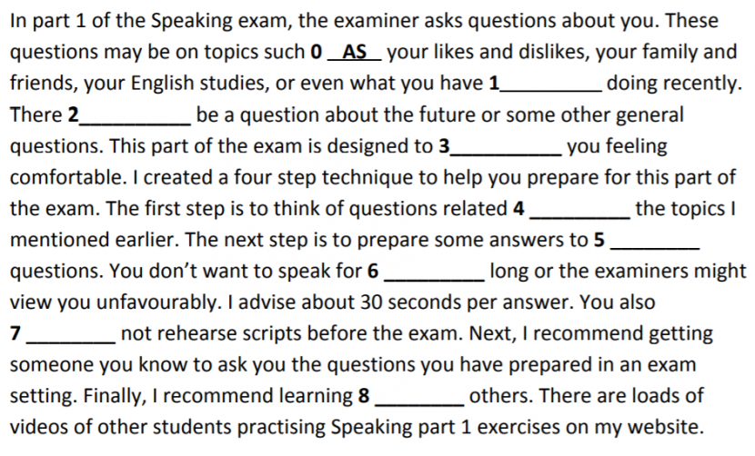 English Language Test Online With Answers