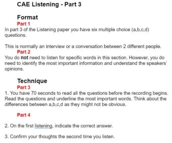 CAE Reading Part 8 - Pass this part of the C1 Advanced Exam In 4 Steps!