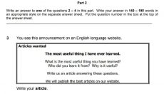 FCE Article Writing | 34 Ways To Pass B2 First Cambridge
