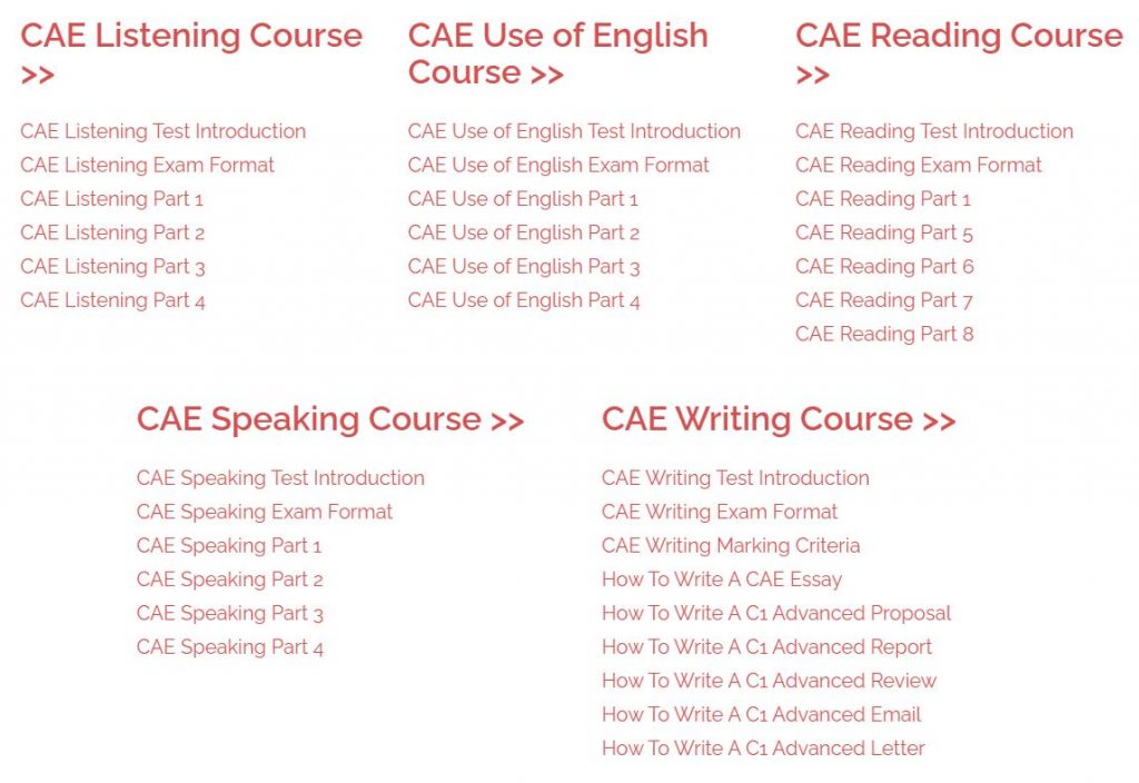 C1 Advanced: CAE Memberships