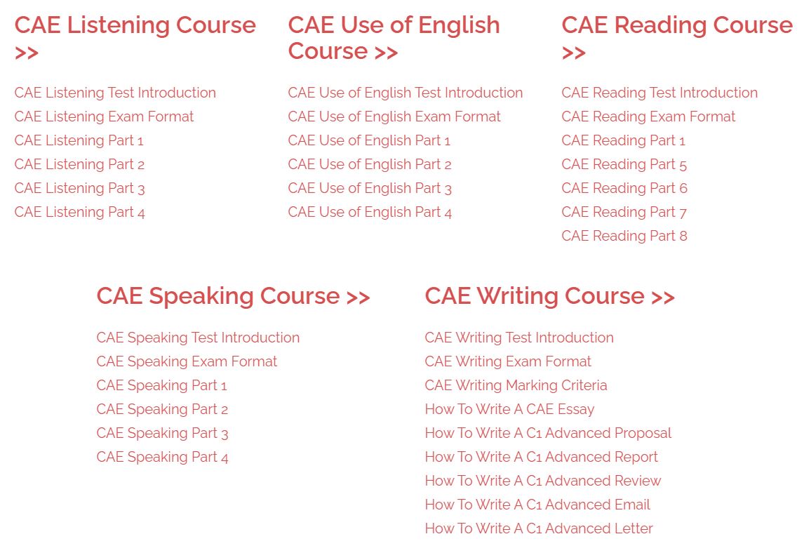 C1 Advanced: CAE Memberships